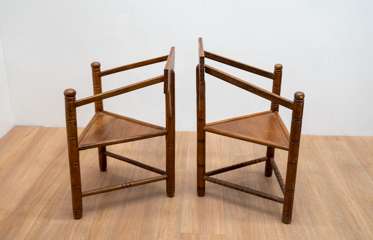 Carved Monk Chairs, Swedish 1930's – CCSS TM
